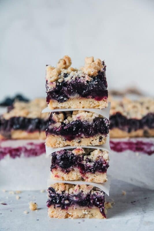 Blueberry Bars - roamingtaste.com