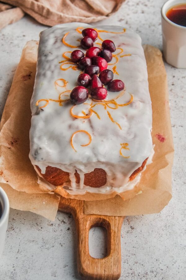 Orange Cranberry Loaf - roamingtaste.com
