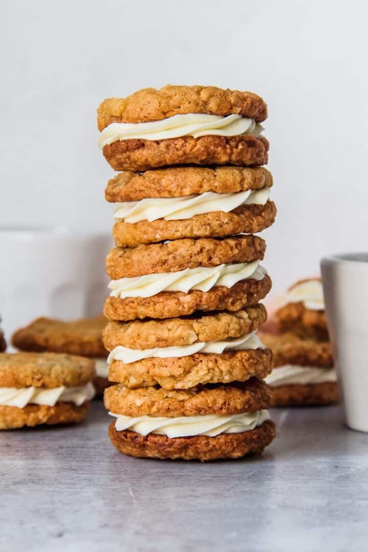 Anzac Sandwich Biscuits - roamingtaste.com