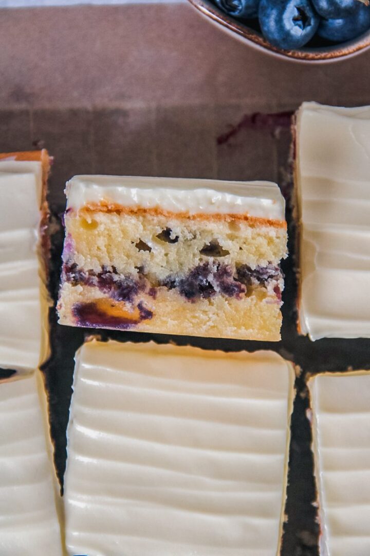 Blueberry Sheet Cake - roamingtaste.com