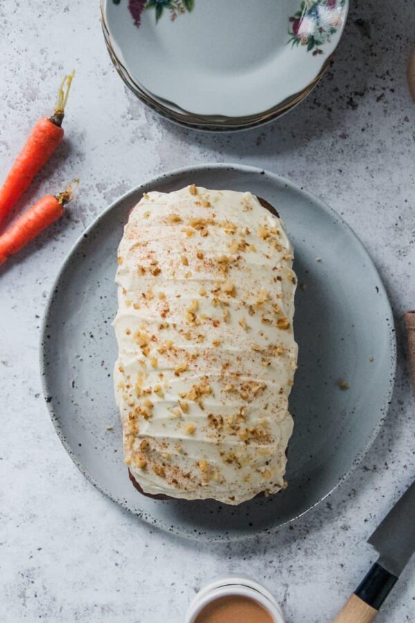Carrot Cake Loaf - roamingtaste.com