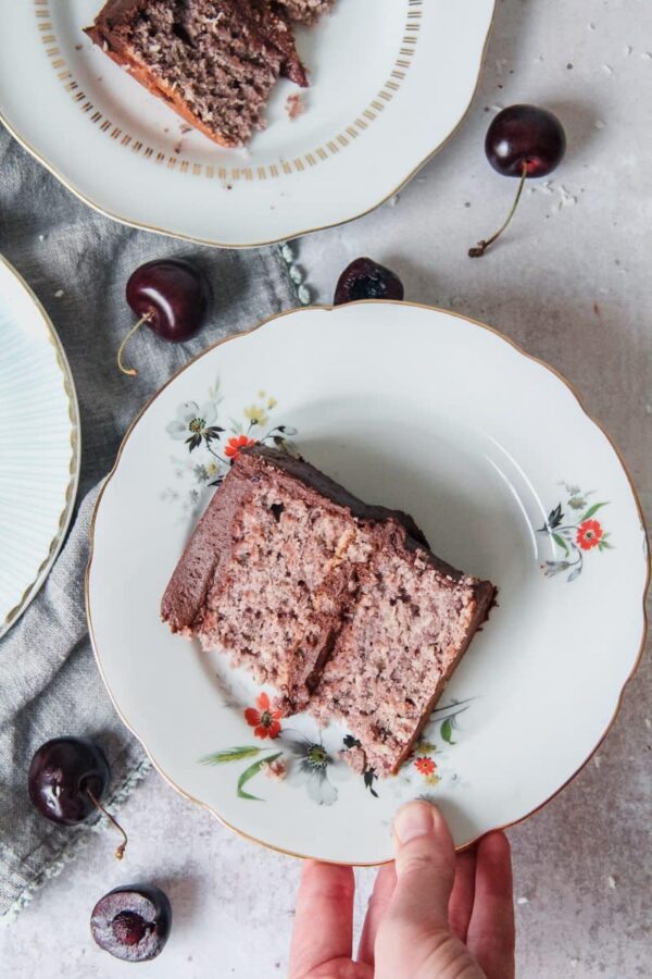 Cherry Ripe Cake - roamingtaste.com